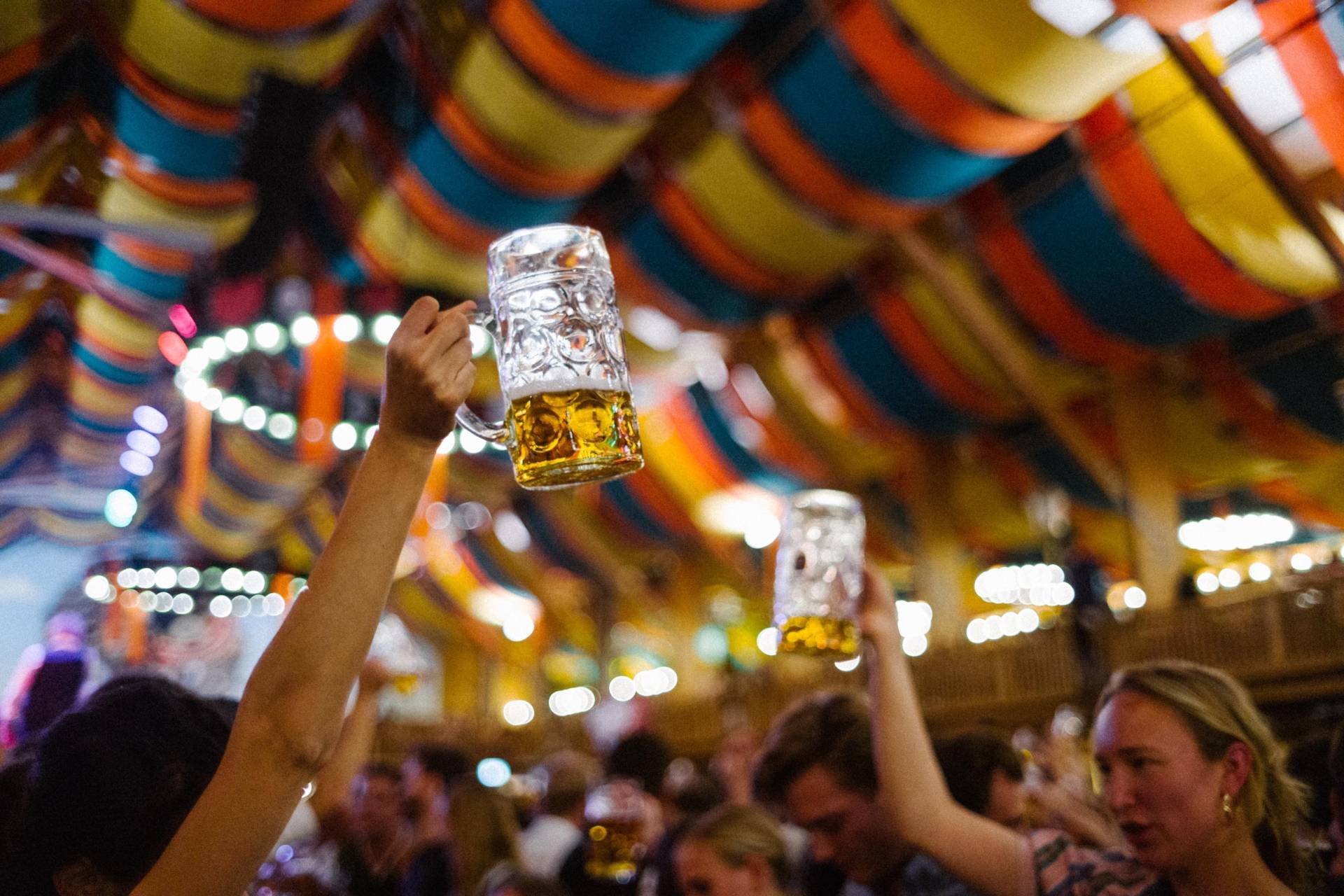 Table reservation at Oktoberfest, Ferris Wheel Ride & Beer Stein