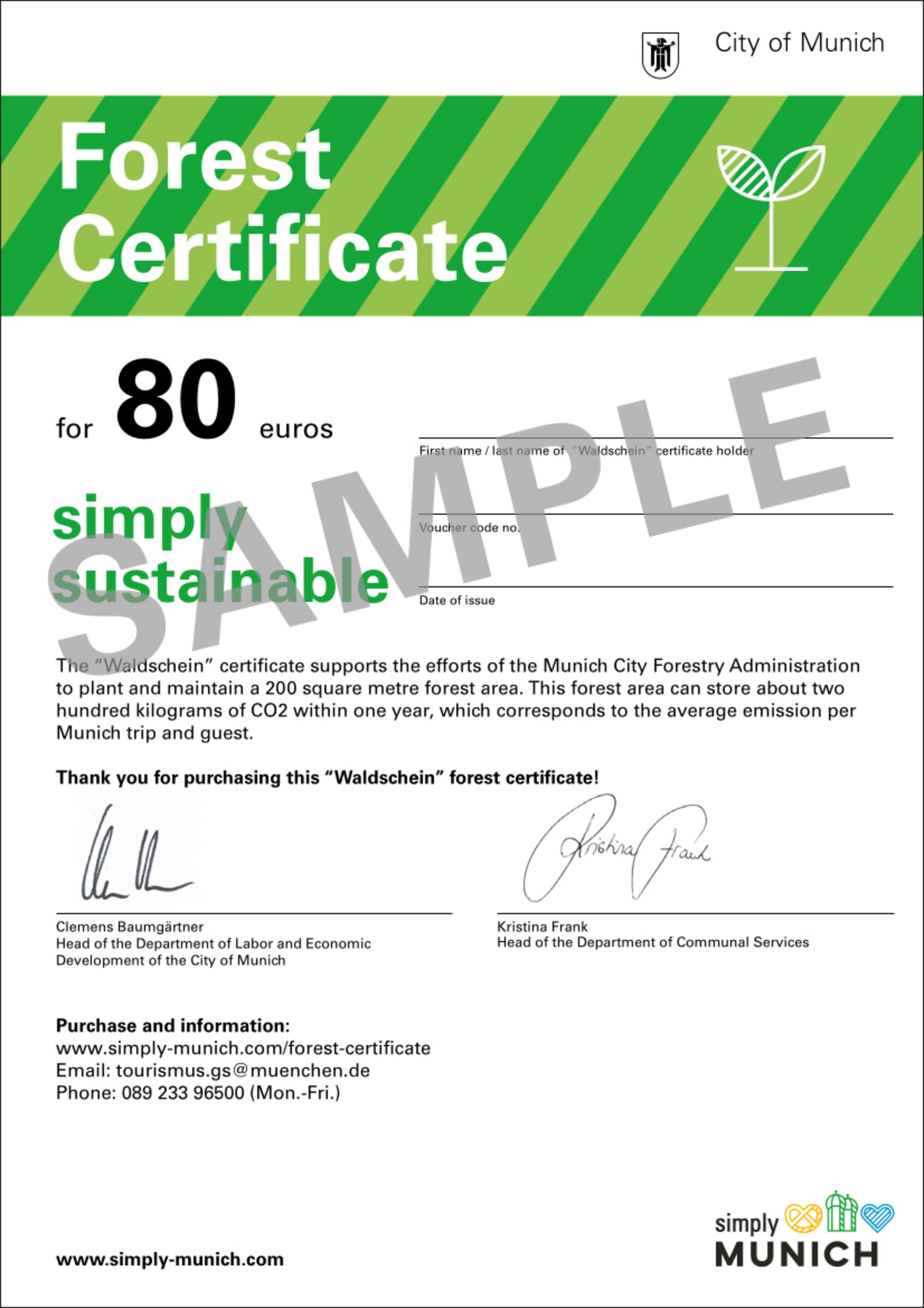 Forest Certificate | simply munich